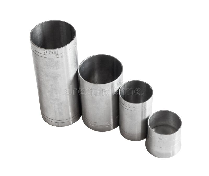 Drinks thimble measures stock image. Image of industry - 28914581