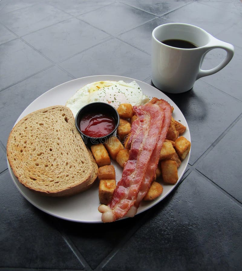 Over Easy Eggs Bacon Hash Brown Stock Photos - Free & Royalty-Free ...