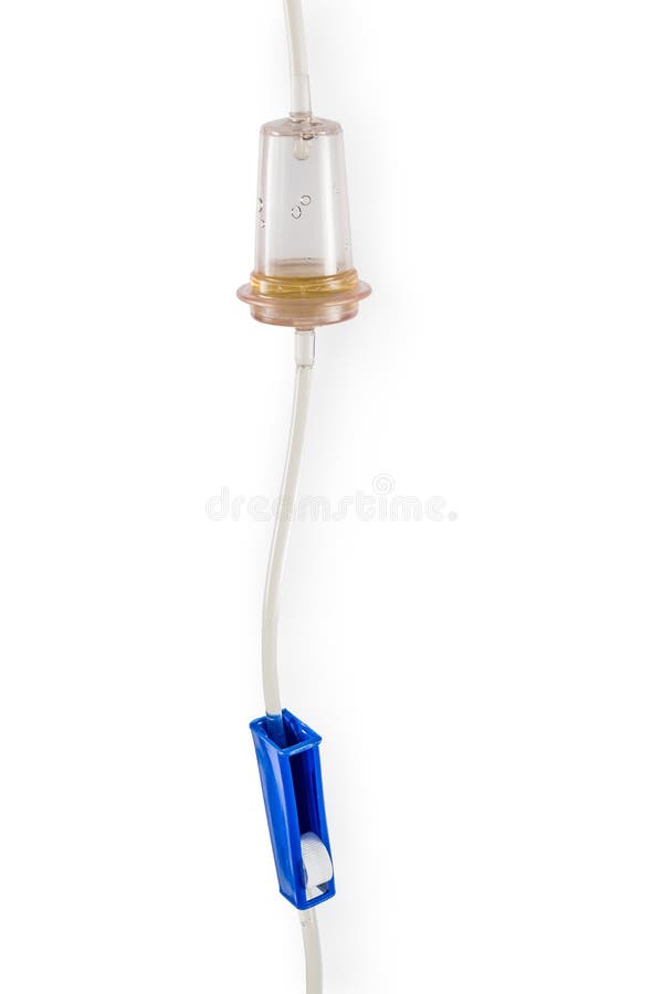 Disposable Set for Intravenous Drip Infusion with Removed Protective ...