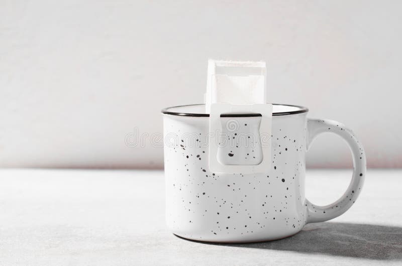 Drip Coffee Bag in Big Cup, Coffee Trend, Quick Way To Brew Ground ...