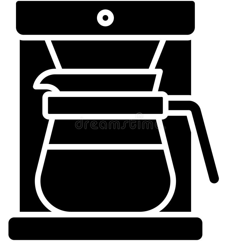 Drip Coffee Maker Icon, Coffee Shop Related Vector Stock Vector - Illustration of store, cafe ...