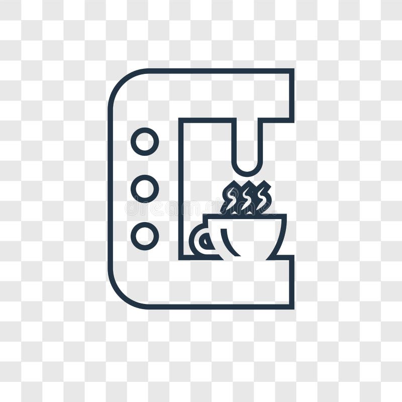 Drip Concept Vector Linear Icon Isolated on Transparent Background ...