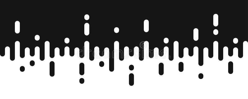 Drip and Drop Seamless Background in Flat Style. Creative Abstract ...