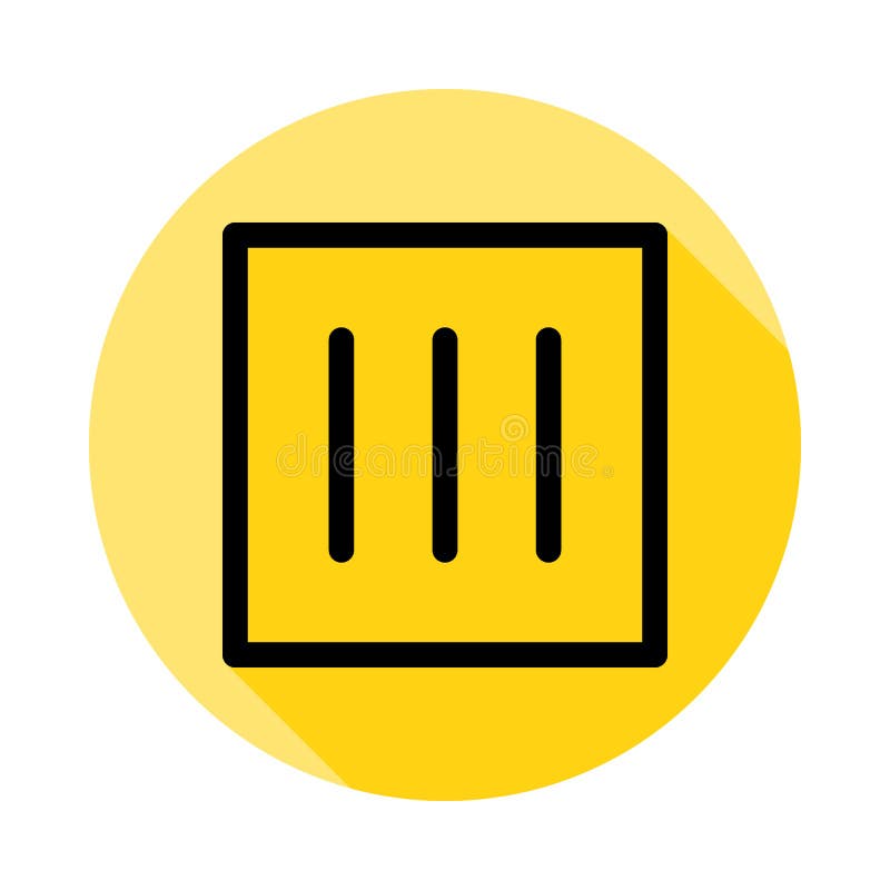 Drip dry icon long shadow stock illustration. Illustration of autumn ...