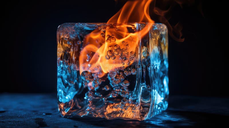 Fire Ice Cube Stock Illustrations – 330 Fire Ice Cube Stock ...