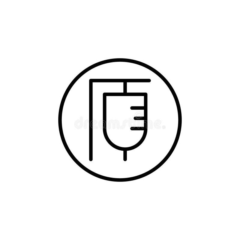 Drip icon Thin vector set stock illustration. Illustration of pictogram ...