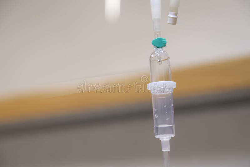 Close Up Drip Infusion Set with Copy Space Stock Photo - Image of ...