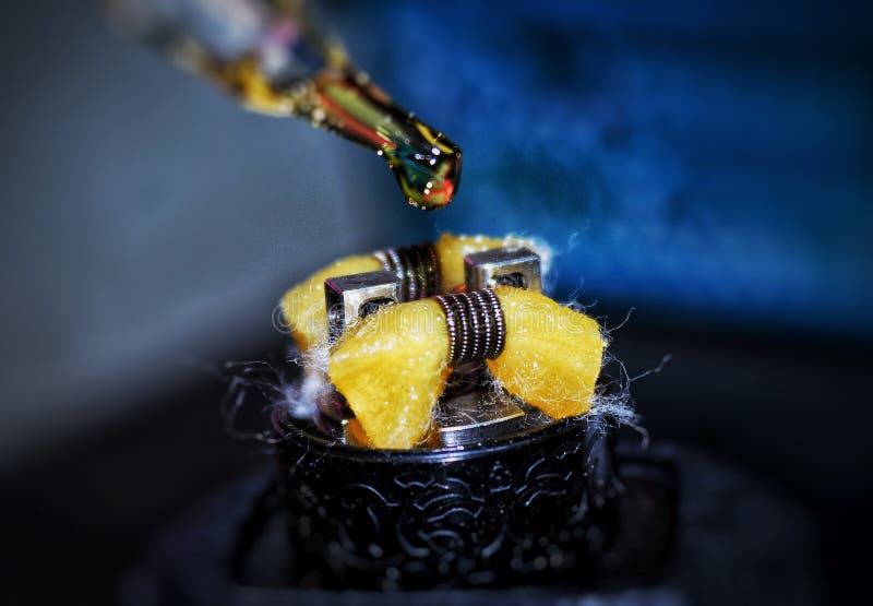 Drip the liquid stock photo. Image of flower, vaping - 205635942