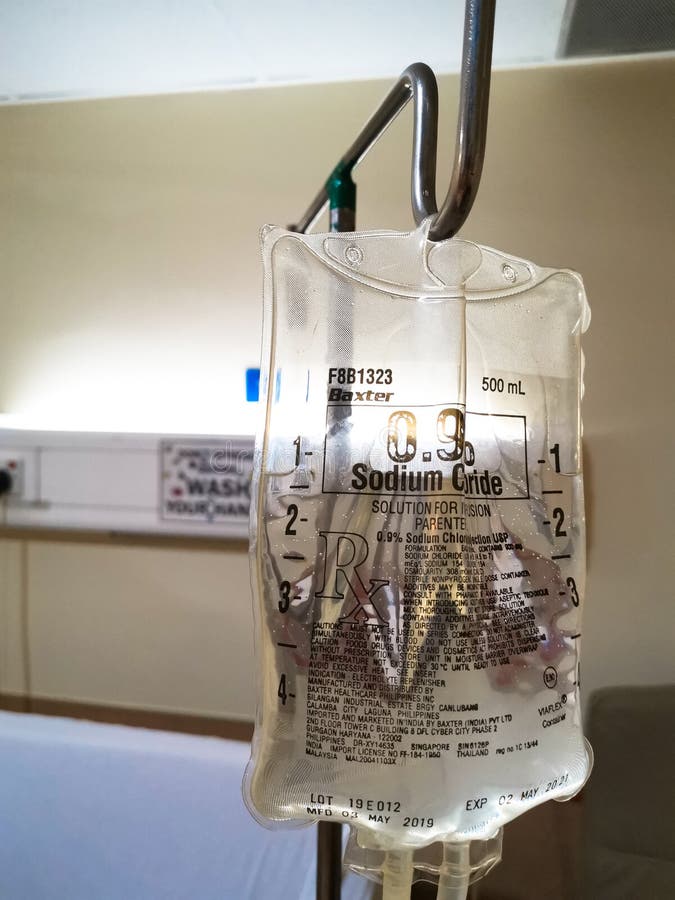 Drip Saline Also Known As Saline Solution, is a Mixture of Sodium ...