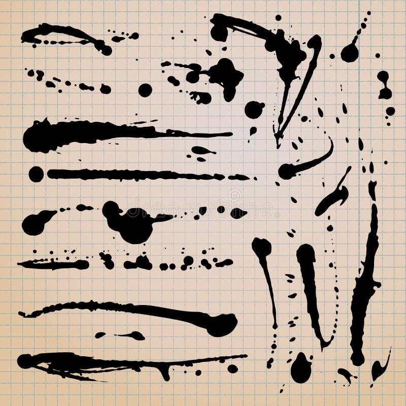 Drip splatter paint stock vector. Illustration of drop - 84010707