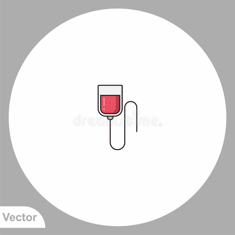 Drip Glass Vector Icon Sign Symbol Stock Vector - Illustration of ...
