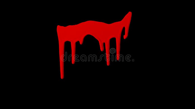 Dripping Blood Isolated Element Stock Image - Image of brush, explosion ...
