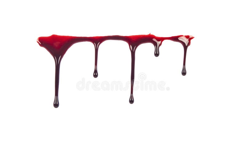 Real Dripping Blood Background