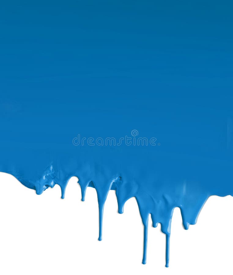 Dripping blue on white stock image. Image of work, background - 72954625