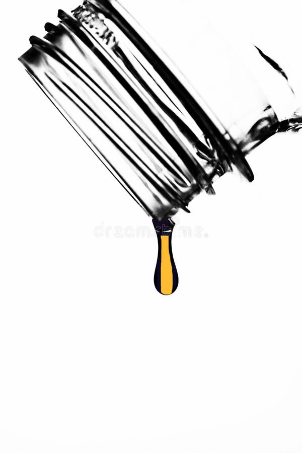 Abstract Dripping Beer Background Stock Image - Image of beer, metal ...