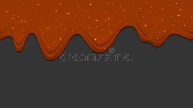 Dripping Chocolate on Dark Background Stock Vector - Illustration of ...