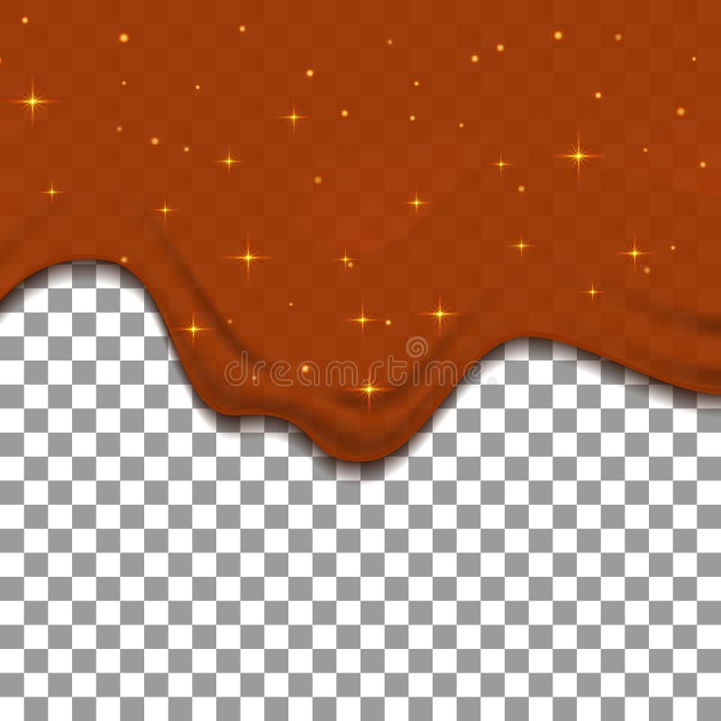 Dripping Chocolate on Dark Background Stock Vector - Illustration of ...