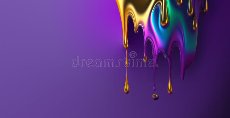 Dripping Chromatic Paint stock photo. Image of pigment - 271816074
