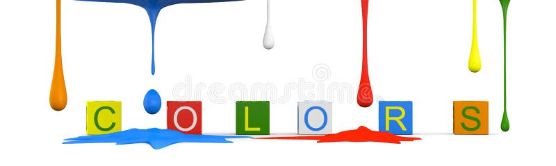 Dripping colors stock illustration. Illustration of sprinkle - 23450790