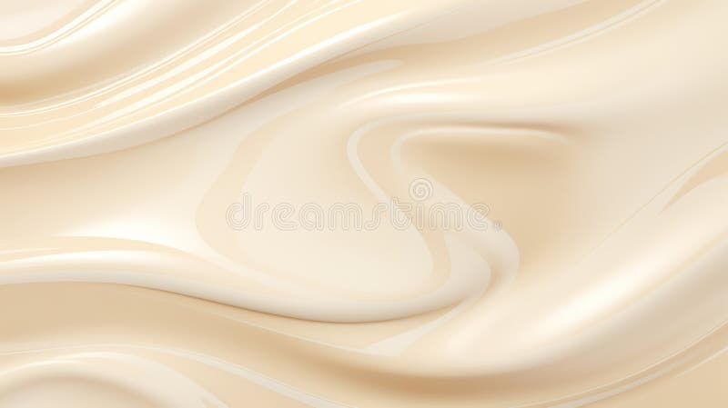 Dripping Condensed Milk, Dripping Ice Cream, Viscous Smudges. Stock ...
