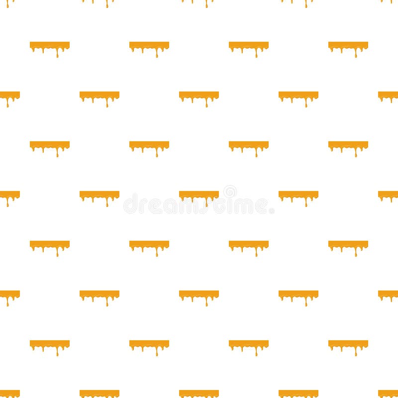 Dripping Down Honey Pattern Stock Vector - Illustration of object ...