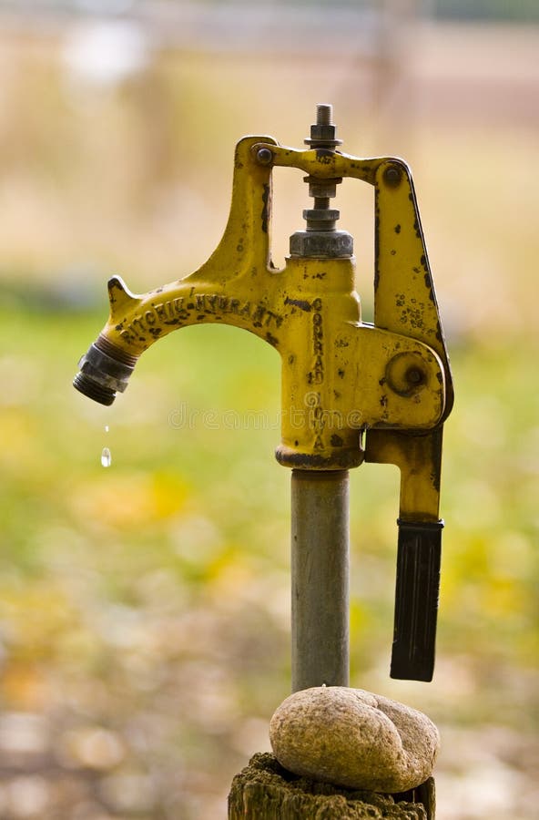 Dripping Farm Water Pump stock image. Image of drought - 6223013