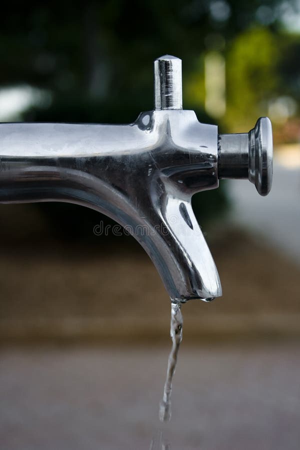 Dripping faucet stock image. Image of metallic, fountain - 3156917