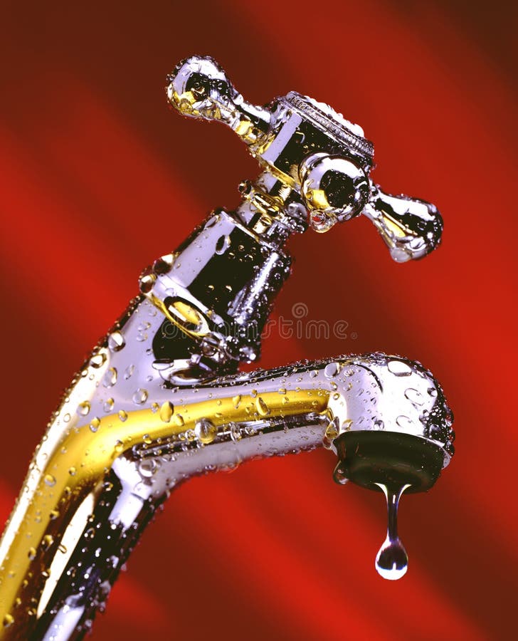 Tap dripping stock image. Image of running, supply, conservation - 25055717