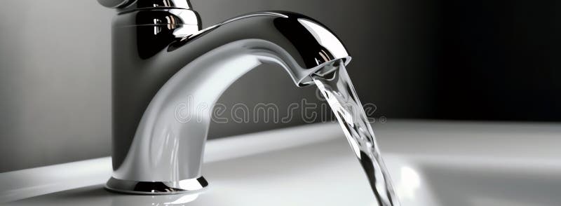 Dripping Faucet, AI Generated Stock Illustration - Illustration of save ...