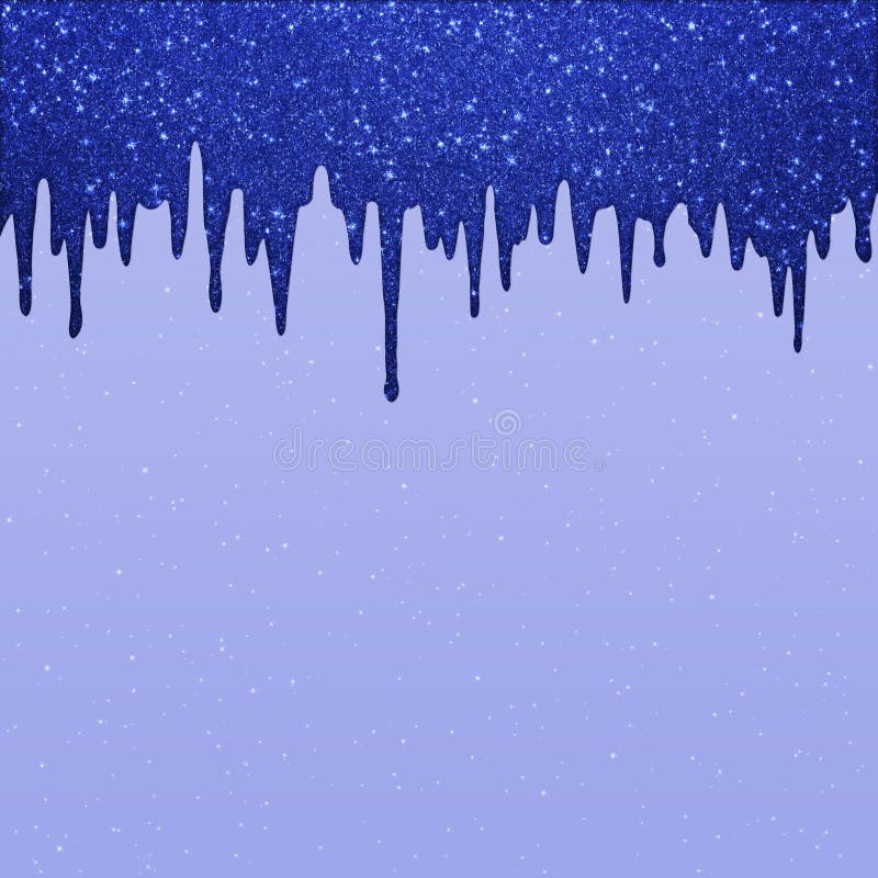 Dripping Glitter Paint on Light Gradient Glitter Background Stock ...