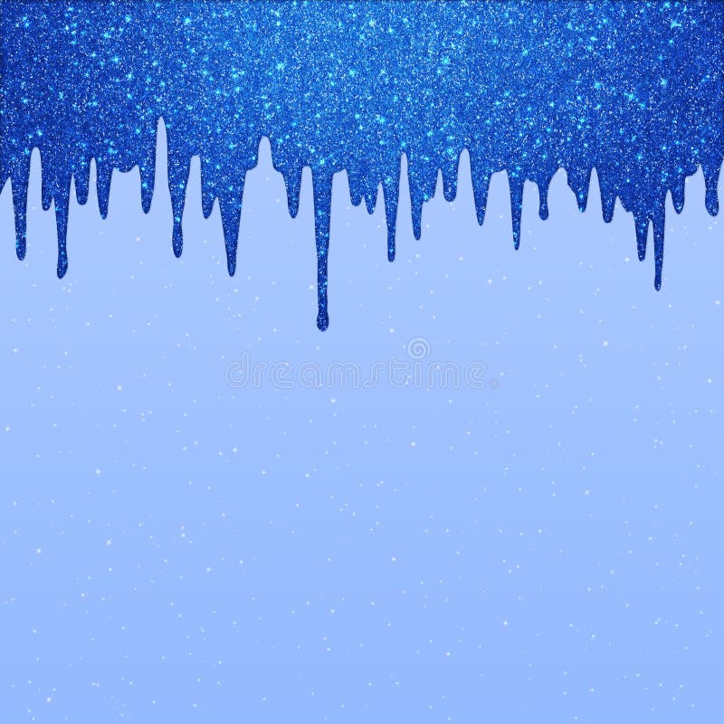Dripping Glitter Paint on Light Gradient Glitter Background Stock ...