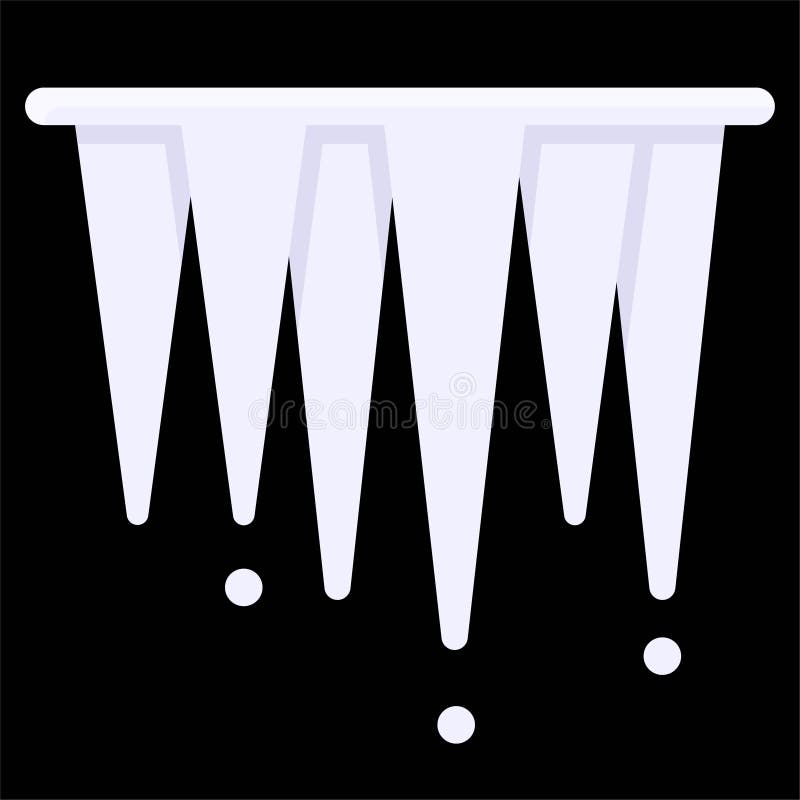 Icicles Dripping Snow Stock Illustrations – 123 Icicles Dripping Snow ...