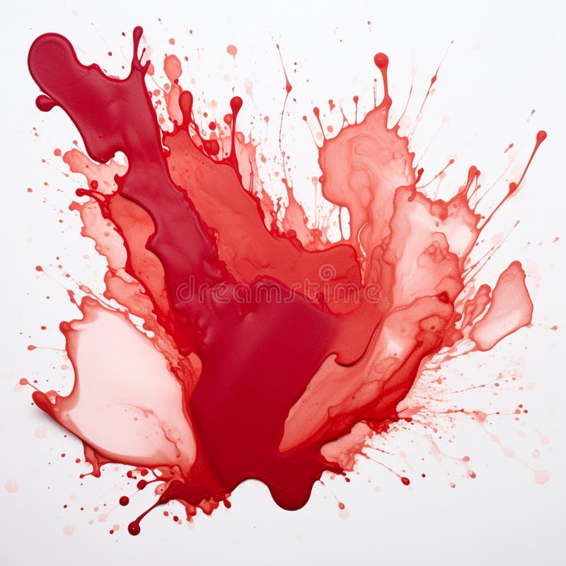 Dripping Ink with Handdrawn Paint Stock Illustration - Illustration of ...