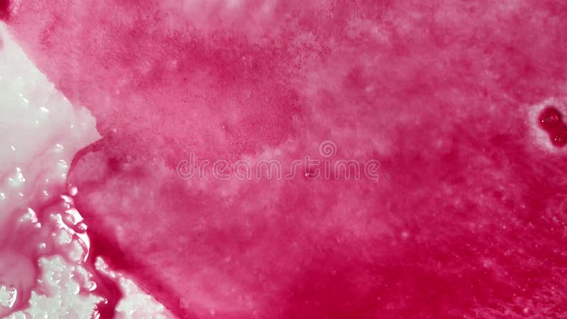 Dripping Ink on Paper. the Paper Absorbs Ink Paint. Watercolor ...