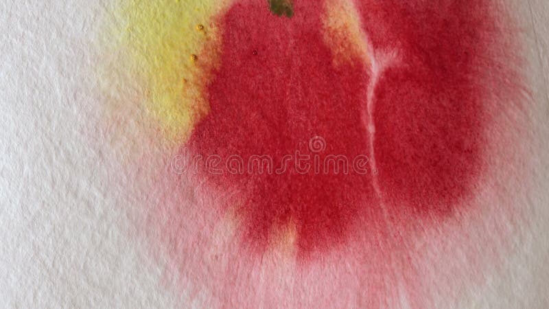 Dripping Ink on Paper. the Paper Absorbs Ink Paint Stock Video - Video ...