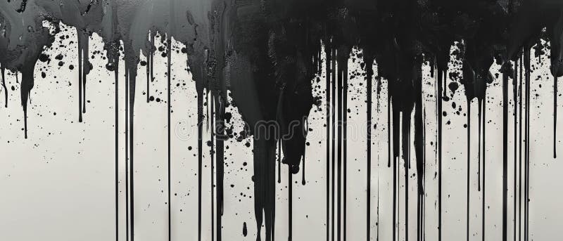 Dripping Ink Patterns Create Dynamic Textures with Varied Thickness and ...