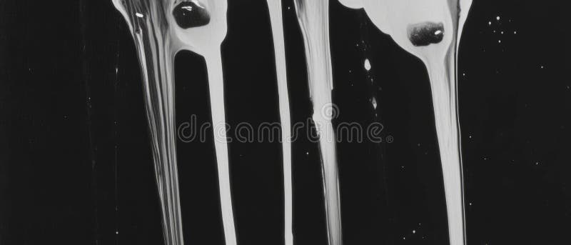 Dripping Ink Patterns with Varied Thickness and Vertical Lines in ...