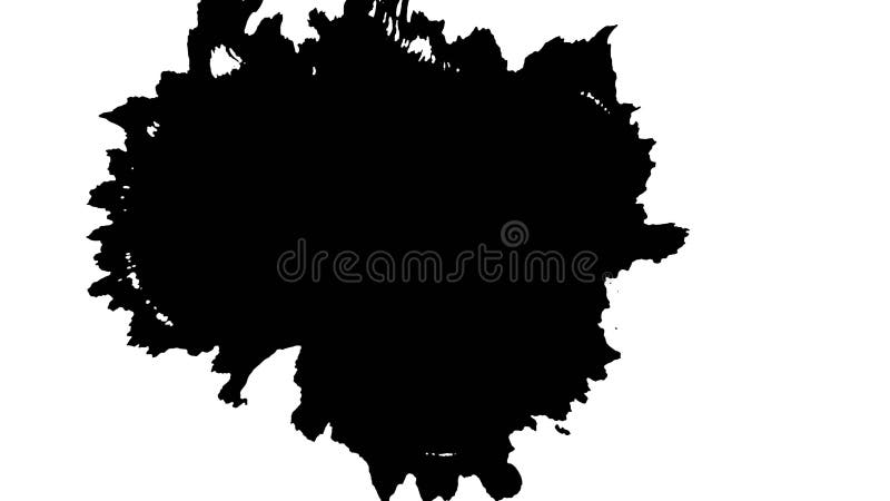 Dripping Ink on White Background Stock Footage - Video of patch ...