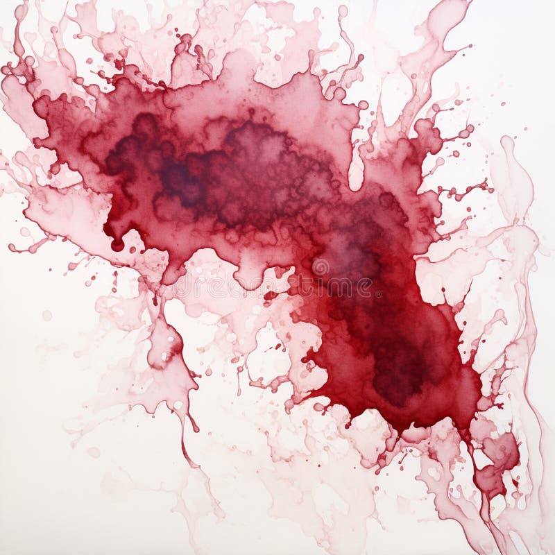 Dripping Ink on White with HandDrawn Paint Stock Illustration ...