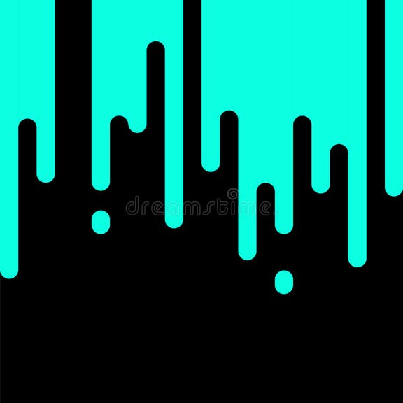 Dripping light blue paint. stock vector. Illustration of dripping ...