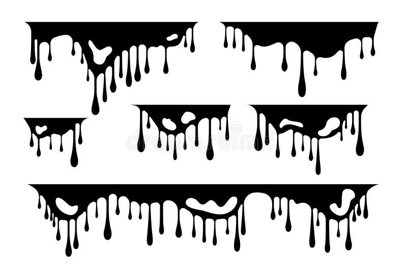 Dripping Borders Stock Illustrations – 122 Dripping Borders Stock ...