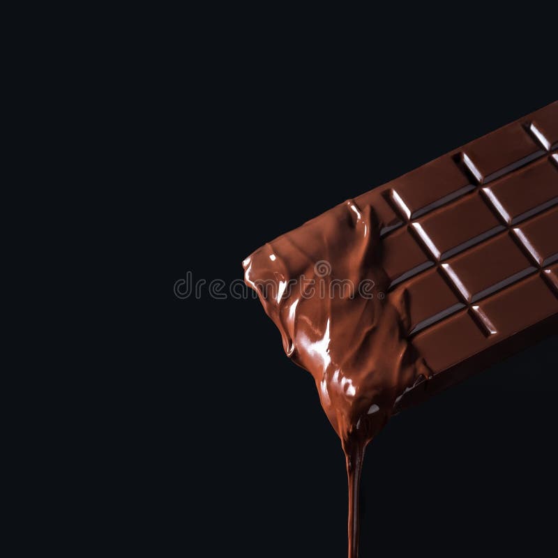 Dripping melted chocolate stock image. Image of liquid - 200184563
