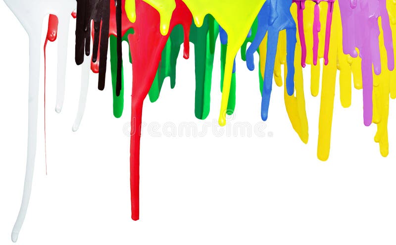 Paint dripping stock image. Image of green, craft, clean - 13162685