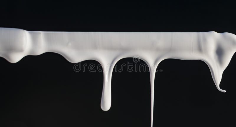 Dripping Paint on a Dark Background Stock Illustration - Illustration ...