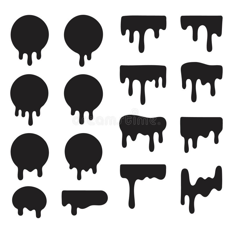 Circle Paint Drop Set Stock Illustrations – 13,321 Circle Paint Drop ...