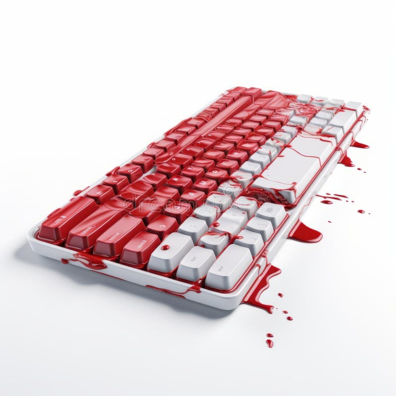 Dripping Paint Keyboard: Zombiecore Design with Sharp Attention To ...