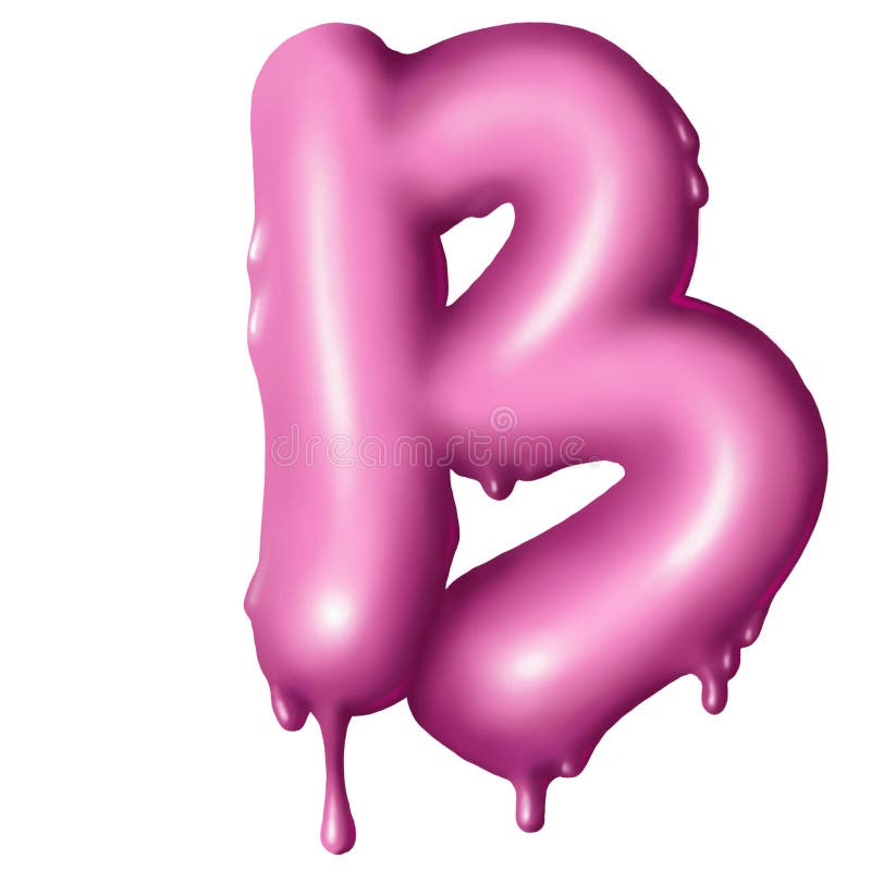 Dripping Bubble Letters Alphabet