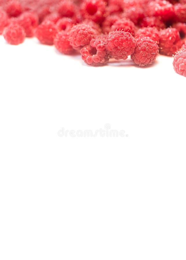 A Red Raspberry is Dripping with Liquid Stock Photo - Image of ...