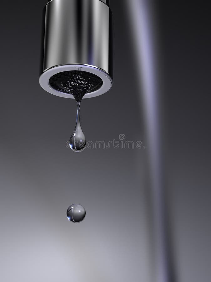 Tap dripping stock vector. Illustration of illustration - 19500193