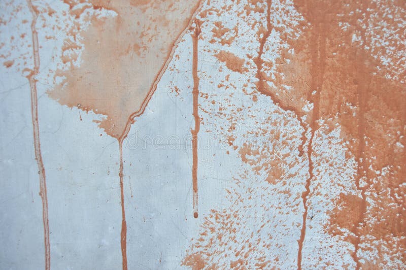 Dripping Wall Paint Forms Beautiful Art. Stock Image - Image of drops ...